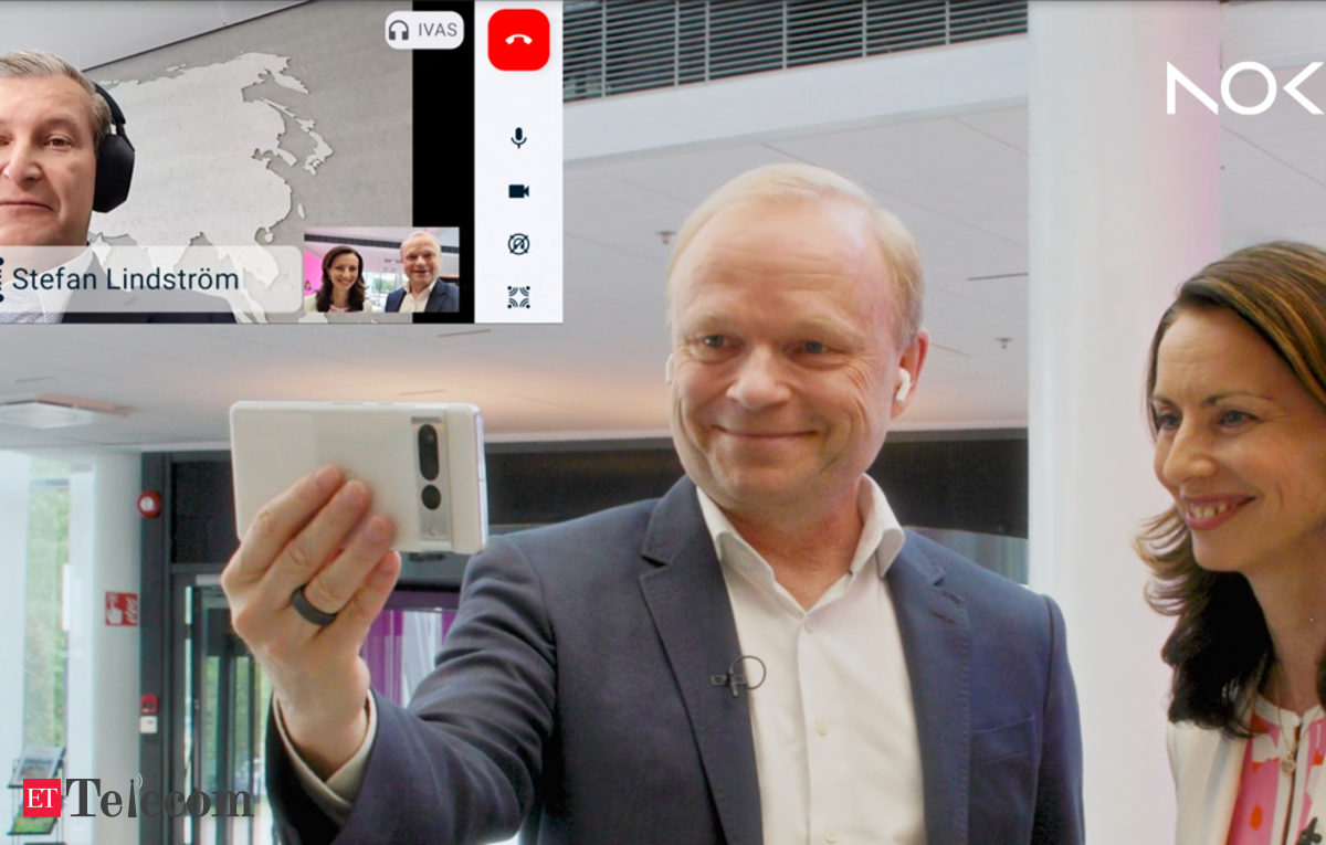 Nokia CEO pioneers 'immersive' phone call technology - India Telecom News