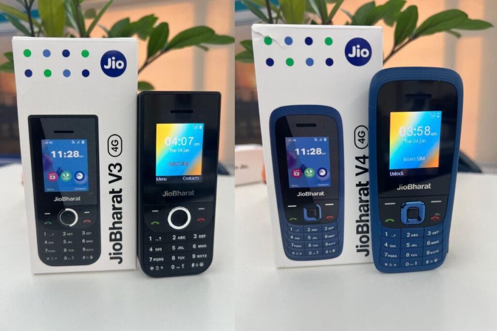 JioBharat V3 and V4 Unveiled in India: Key Specs and Pricing Details ...